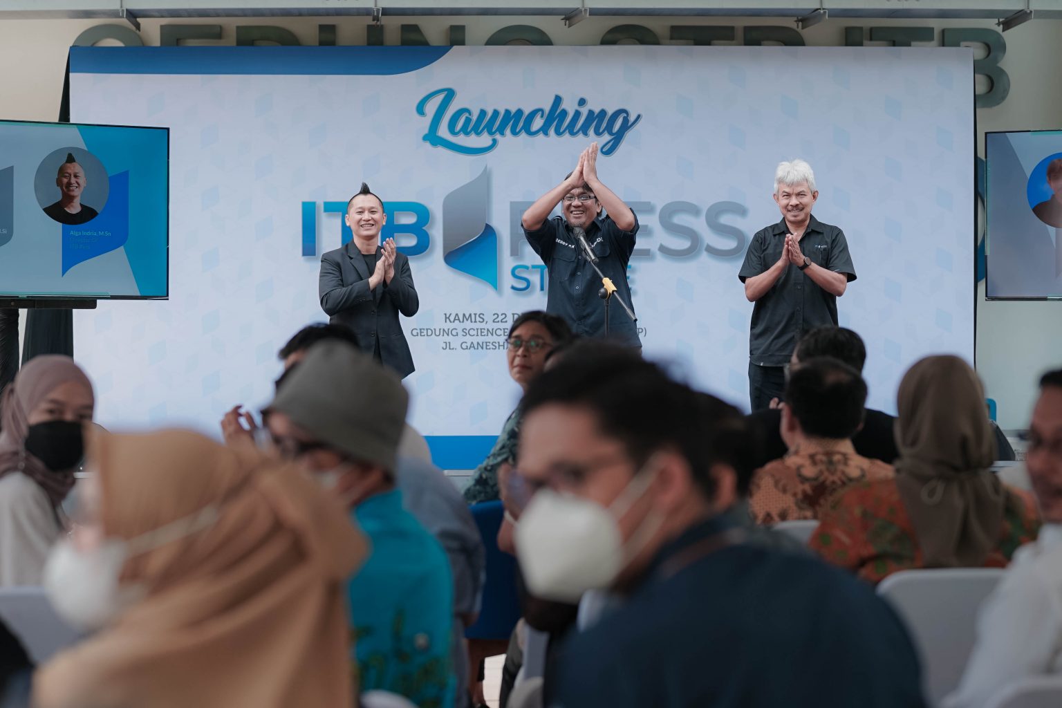 Rector Launches the ITB Press Store - BPUDL ITB