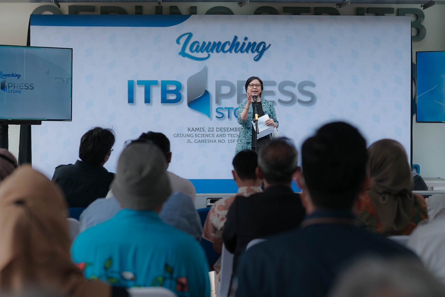 Rector Launches the ITB Press Store - BPUDL ITB